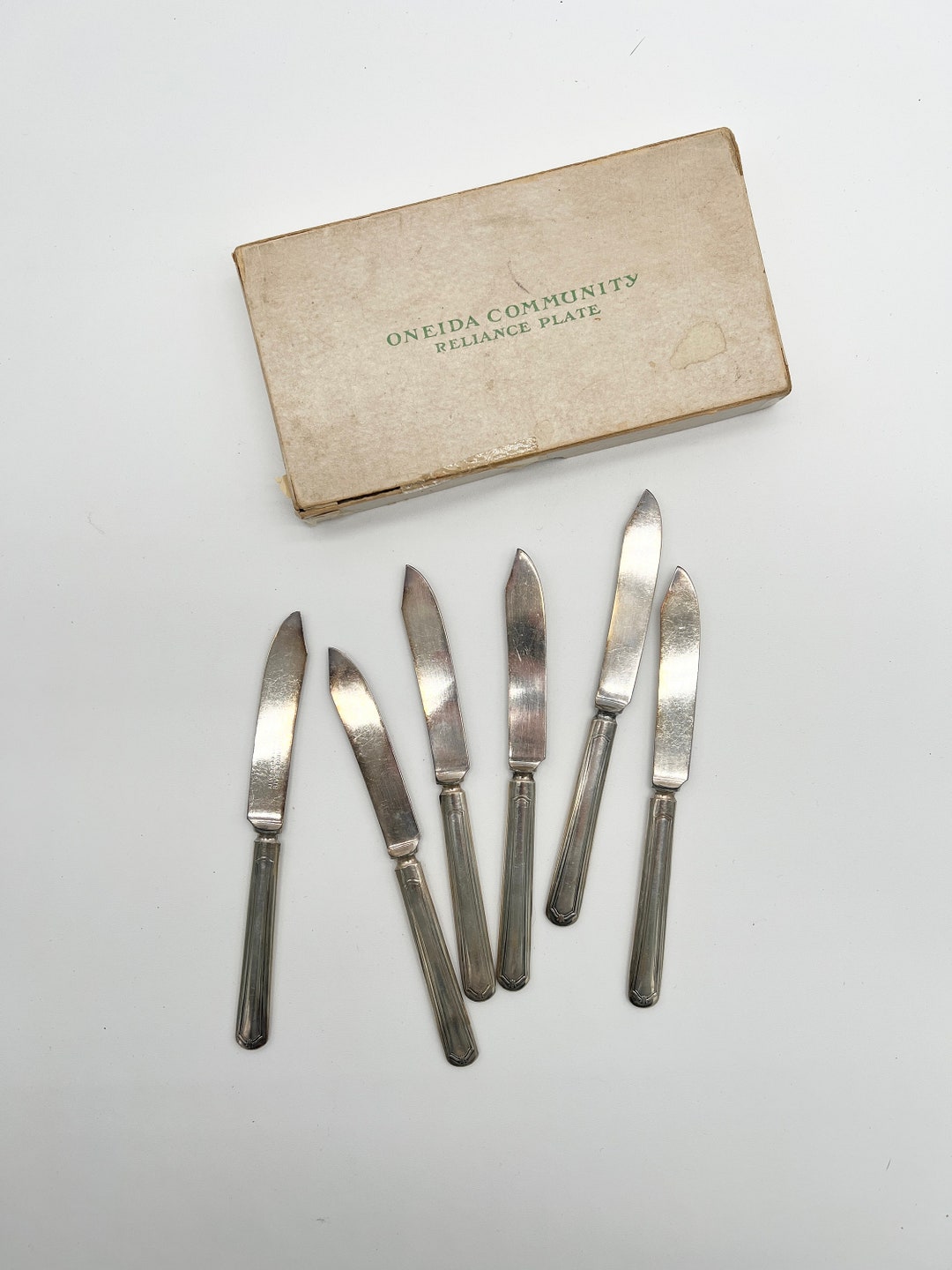 Oneida Community Reliance Plate Spreader Set Exeter Pattern - Etsy