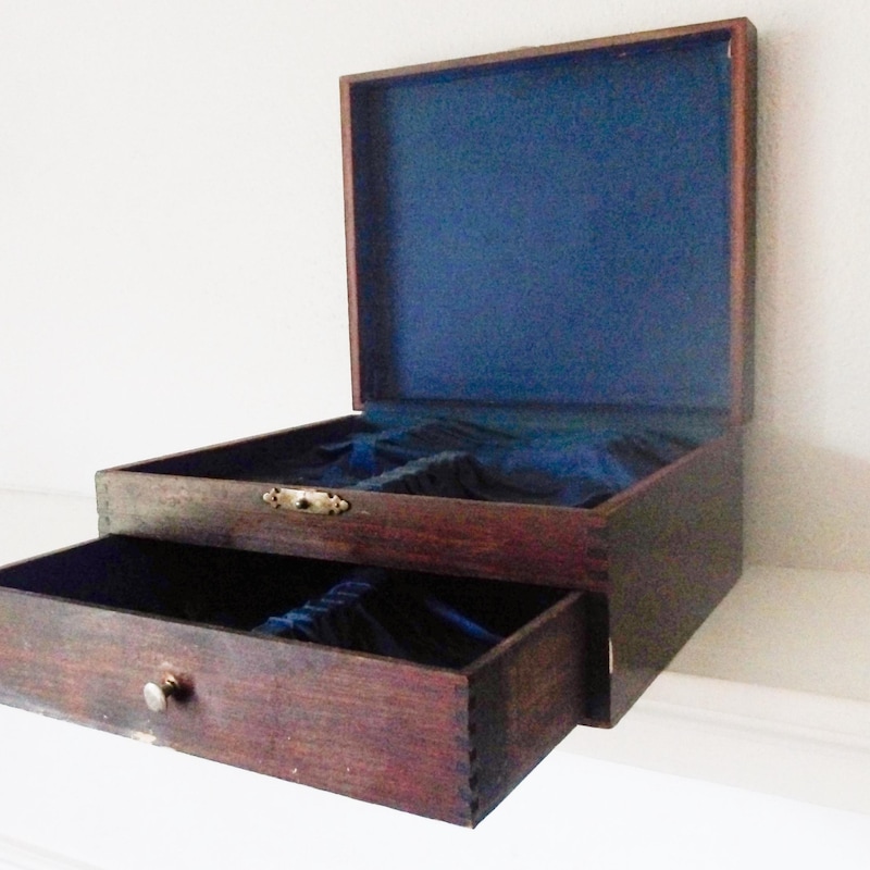 Antique Flatware Chests - Etsy