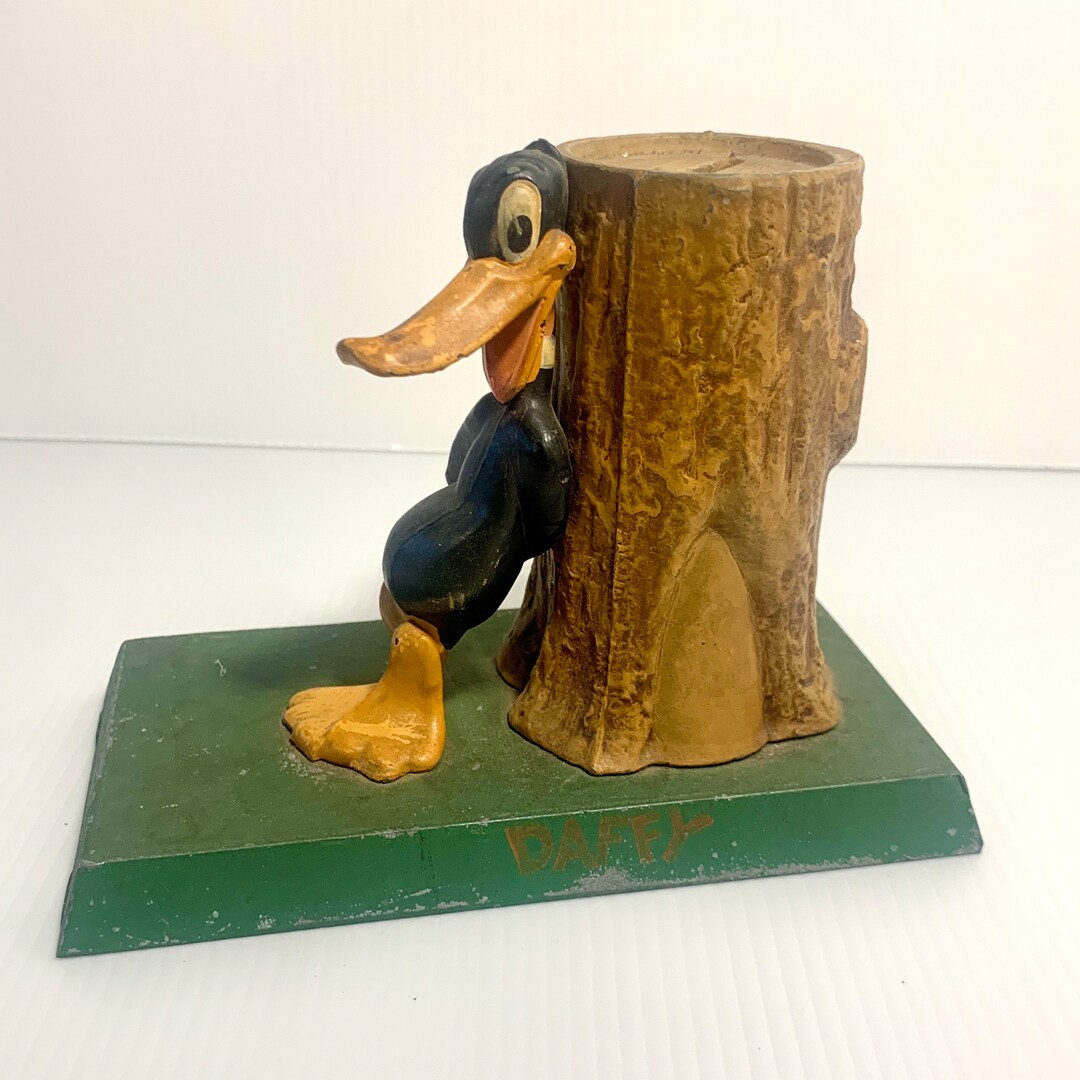 Vintage 1940s Daffy Duck WBC Warner Brother's Cartoons Metal Coin Bank - Etsy
