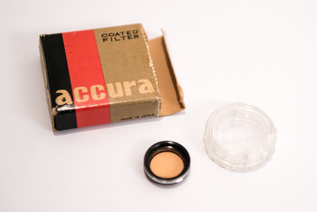 Vintage Accura Coated Camera Filter 170 85A, for B and H 220 & 252 - Etsy