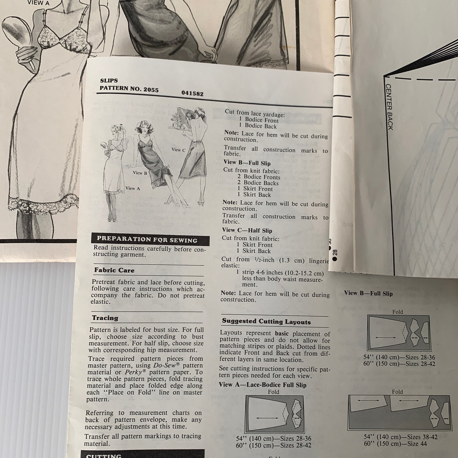 Vintage 1980s Full Slip Sewing Pattern Half Slip Sewing - Etsy