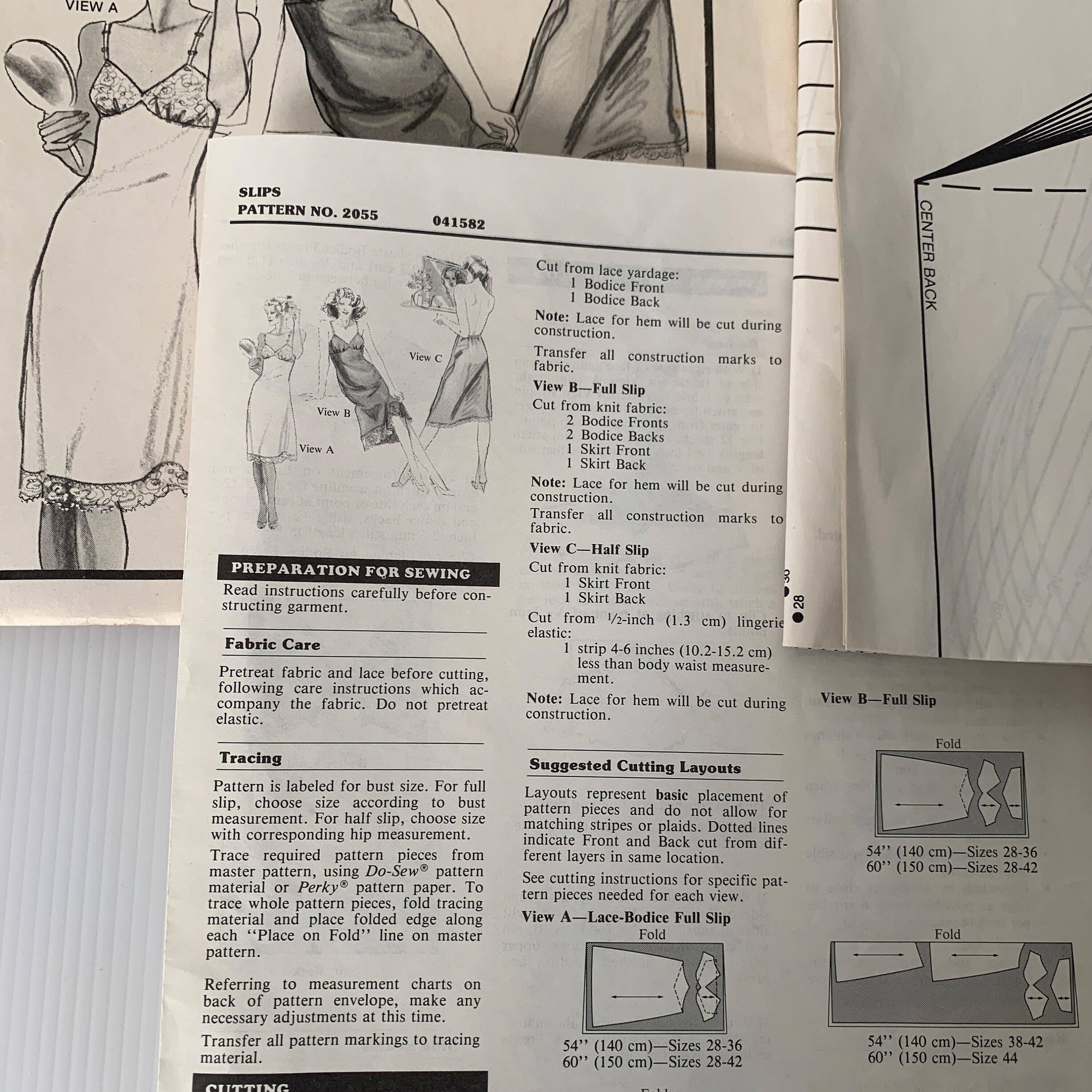 Vintage 1980s Full Slip Sewing Pattern Half Slip Sewing - Etsy