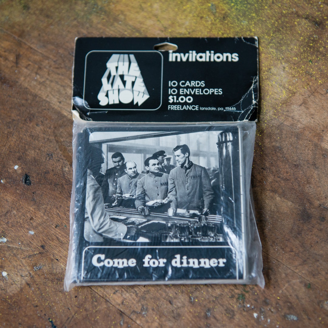 Vintage Dinner Invitations NOS "come for Dinner" 10pc - Etsy