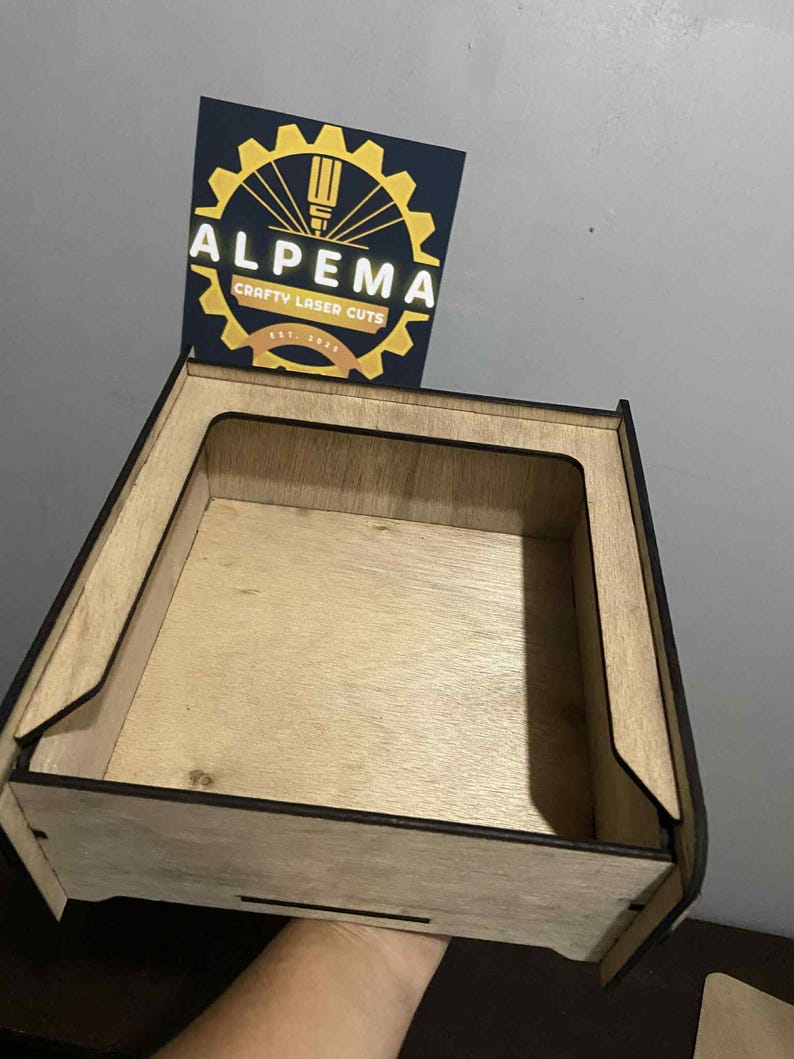 Personalized Laser Cut Glueless Sliding Box – SVG DXF AI Eco Snap-fit ...