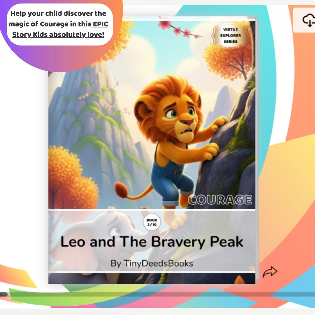 Courage Storybook: Leo's Bravery Adventure, SEL Learning (PDF ...