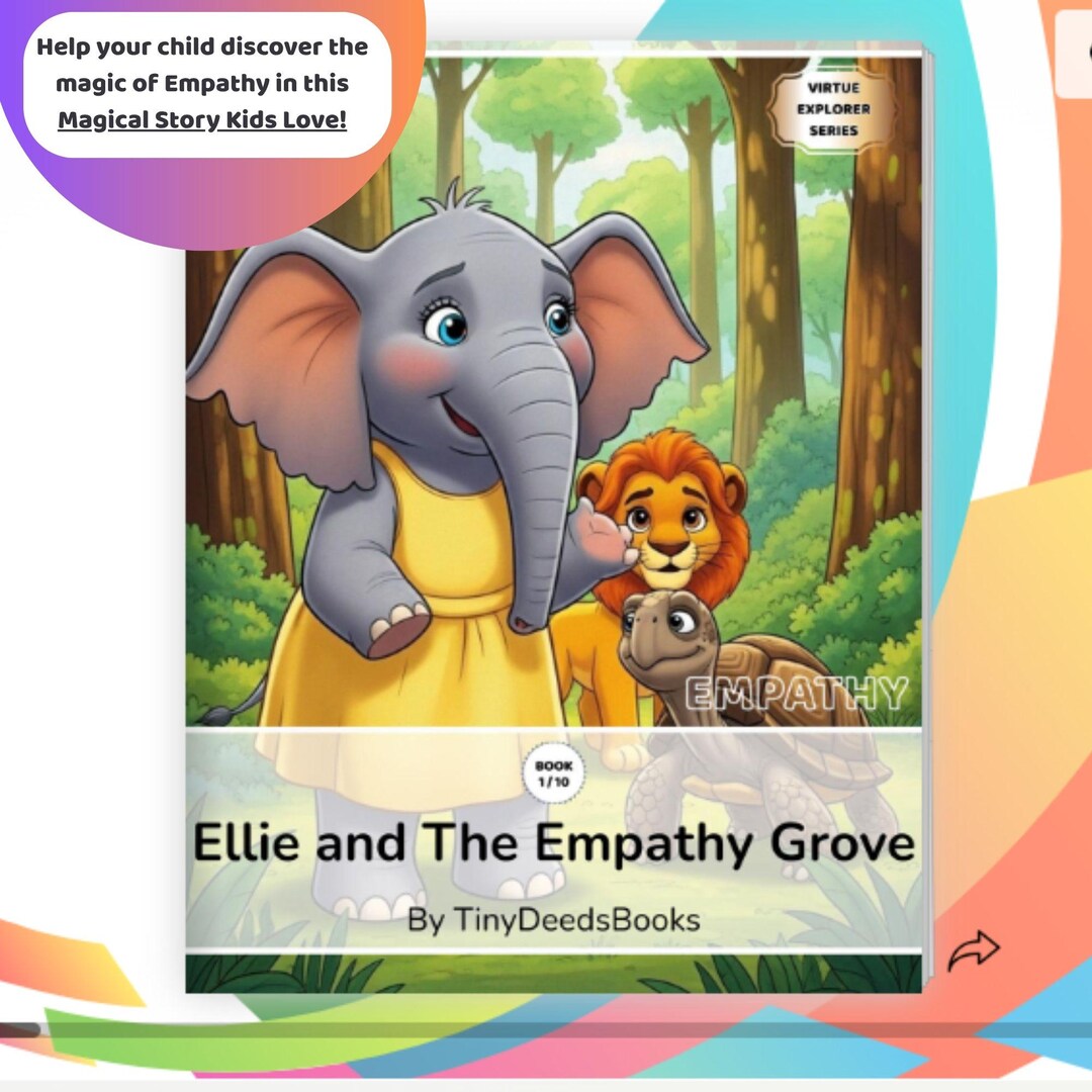 Empathy Children's Book: Ellie the Elephant Story (PDF) - Etsy