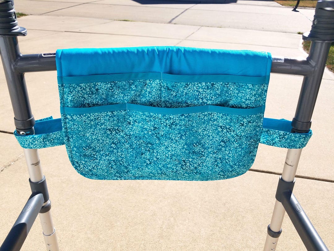 Walker Bag, Teal Winter Foliage, Caddy, Organizer, Tote, Lots of ...