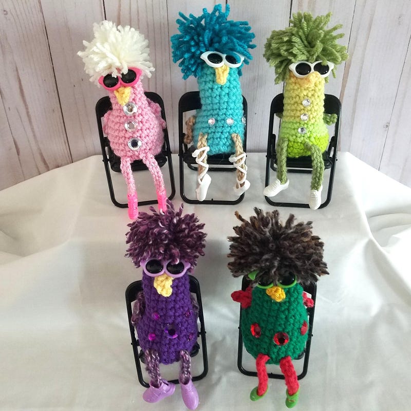 Glam Chicks Crochet Pattern - Etsy