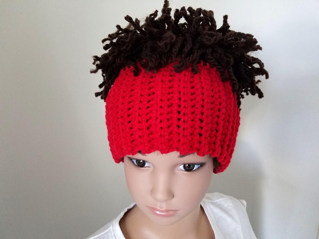 Kids Patrick Mahomes Inspired Headband and Hair Beanie, Kansas City ...