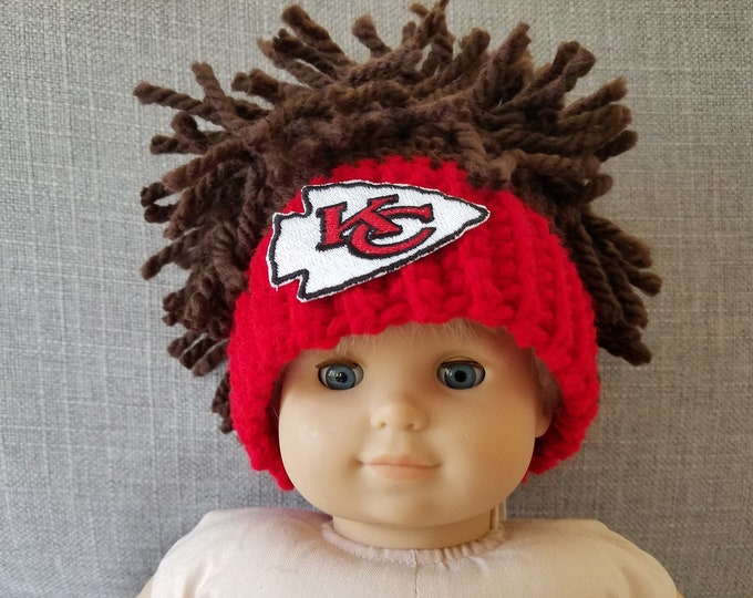 Patrick Mahomes, 6 to 9 Months, Mahomes Headband Beanie, Crochet Hair ...