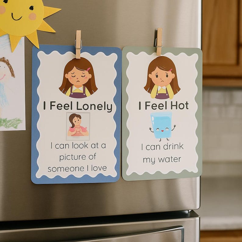 Toddler Emotion Cards | 20 Printable Calm Down Strategy Flashcards ...