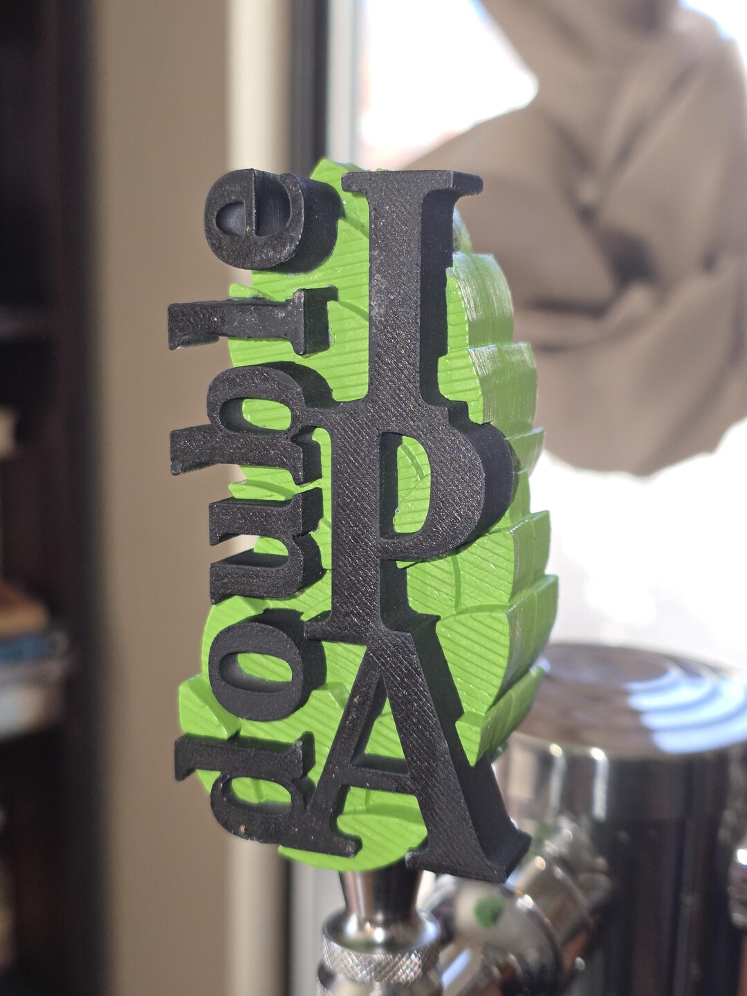 Double IPA on Hops Tap Handle, 3D Printed, Home Bar Accessory - Etsy