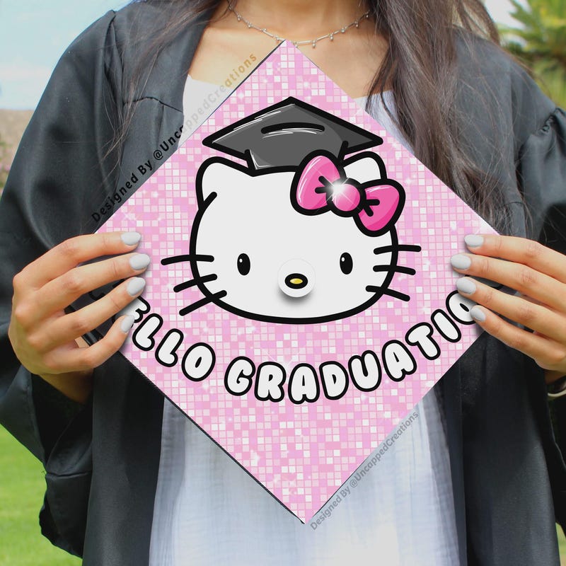 Hello Kittys Graduation Cap - Etsy