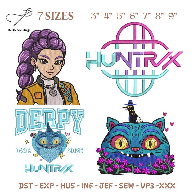 Huntrix font kpop demon hunters - Etsy España