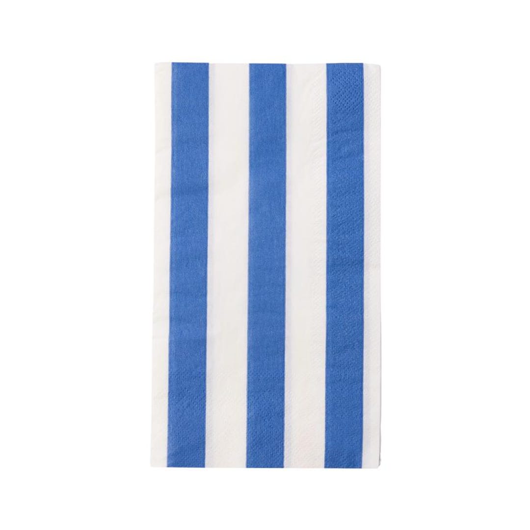 Palisades Blue Cabana Stripe Dinner Napkins | Holiday Party Tableware ...