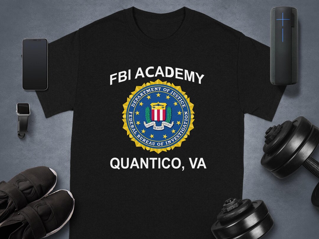 FBI Academy Quantico VA Seal T-shirt, Sweatshirt, Hoodie, Doj Federal ...
