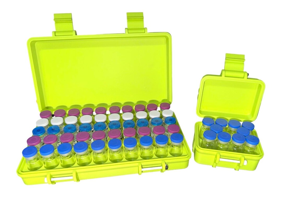 50ct & 10ct Peptide/insulin Storage Box Bundle - Bright Matte Yellow - Etsy