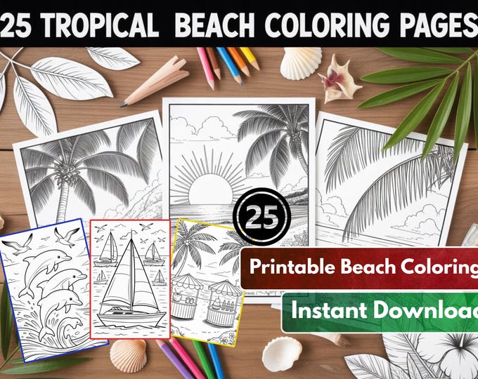 Boats Beaches Waterfront Coloring Pages Summer Vacation Scenes Luxury ...