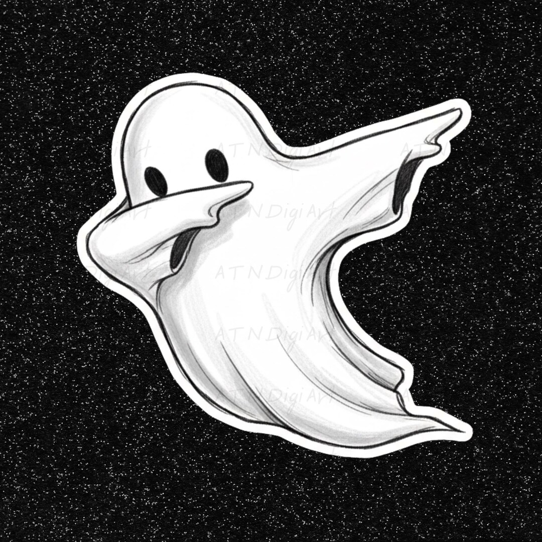 Dabbing Ghost PNG SVG | Funny Halloween Dab Dance Ghost | Spooky Meme ...
