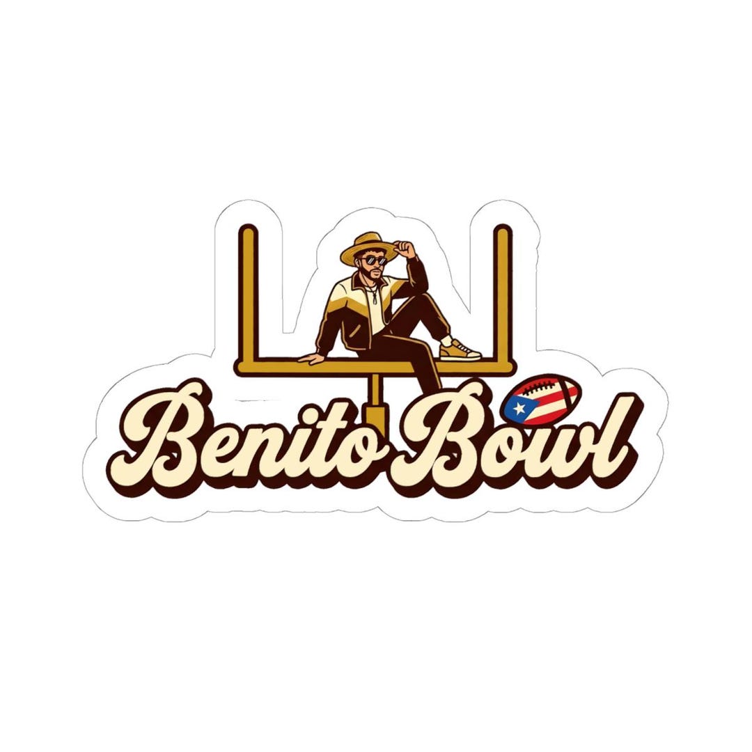 Benito Bowl Sticker | Puerto Rico Game Day Inspired Football Halftime ...