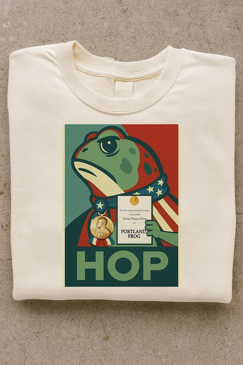 Viral Portland Frog Meme | Nobel Peace Prize Funny Political Protest ...