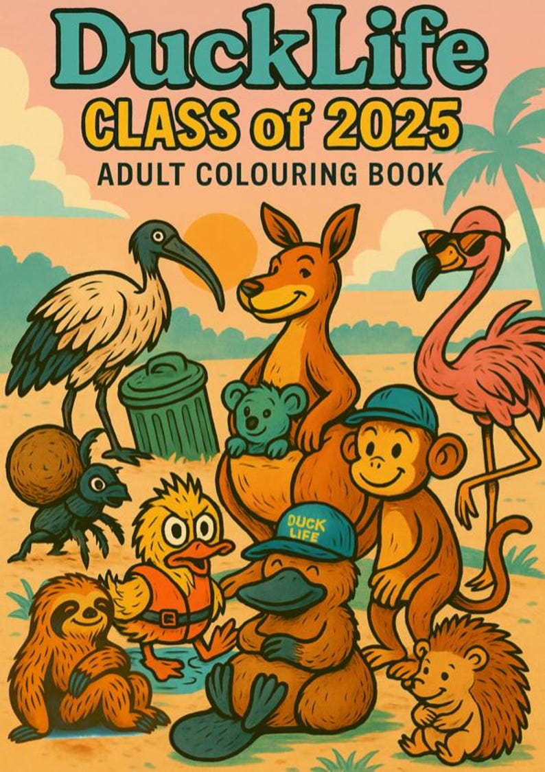 Ducklife - Class of 2025 Colouring Book - Etsy UK