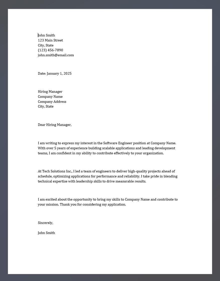 Ats-friendly Resume Template + Cover Letter | Minimalist CV | Editable ...