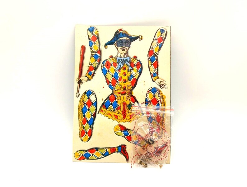 A 1979 Harlequin Jumping Jack Puppet Kit - Etsy