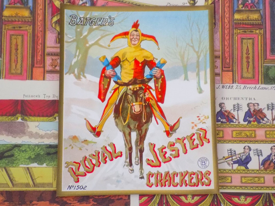 1920s Christmas Cracker Label - Etsy