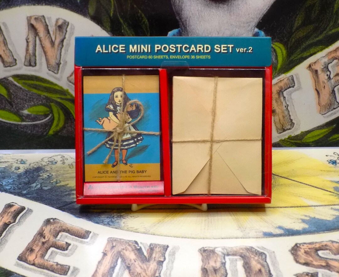 Alice in Wonderland Mini Postcards Version 2 - Etsy