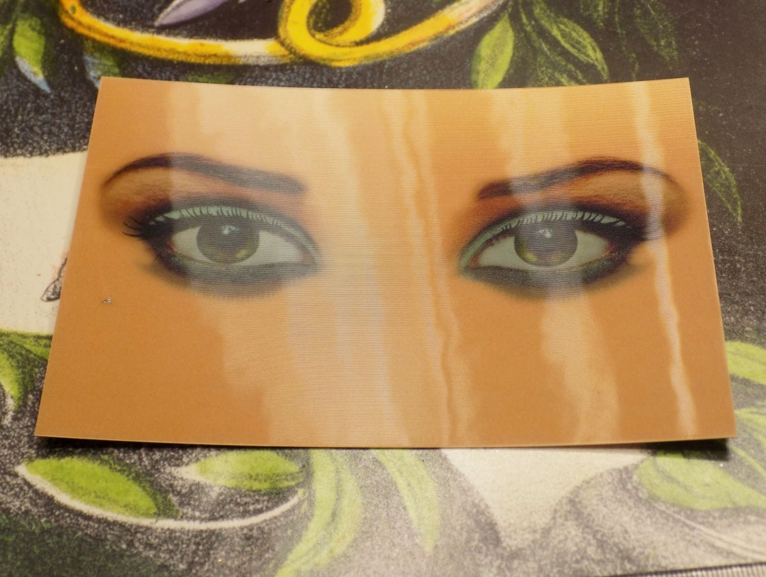 Lenticular Eye Postcard - Etsy