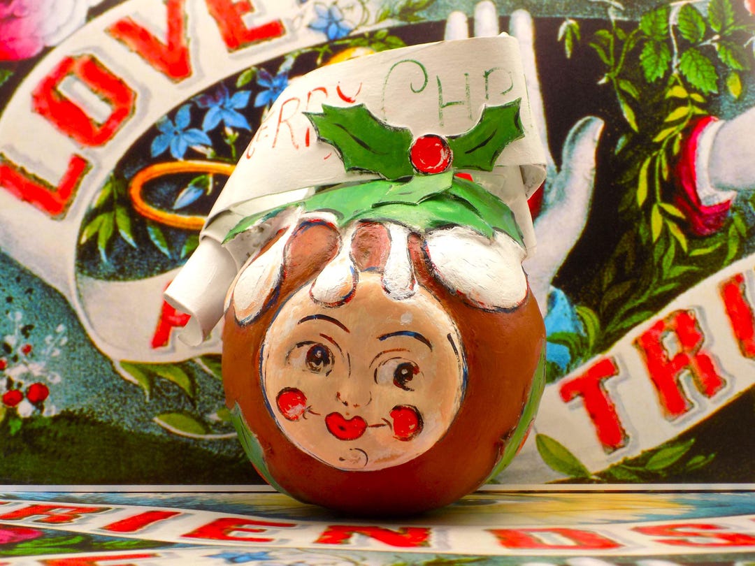 Christmas Pudding Tree Topper and Centre Piece - Etsy Australia