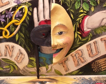 Crescent Moon Mask - Etsy