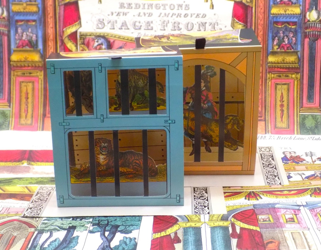 Two Victorian Style 3D Pop up Scenes - Etsy