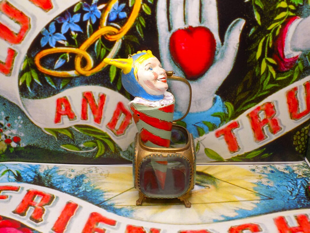 Handmade Jester Style Cone Ornament - Etsy UK