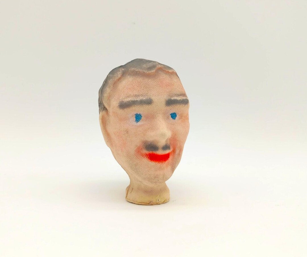 Vintage Paper Mache Pulp Head - Etsy UK