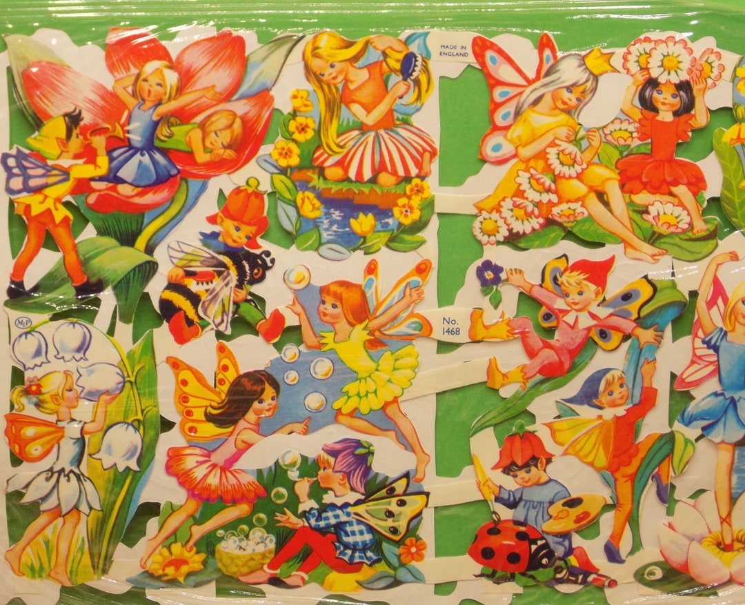 Two Embossed Paper Scrap Sheets - Etsy UK