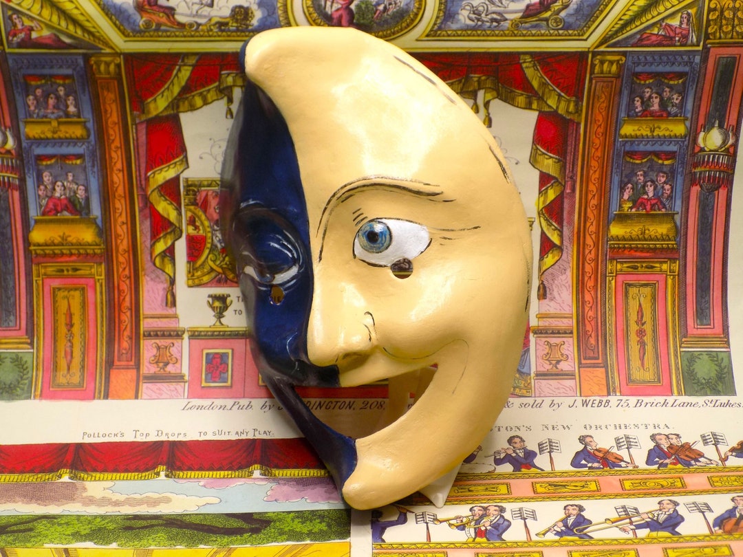 Handmade Moon Mask - Etsy UK