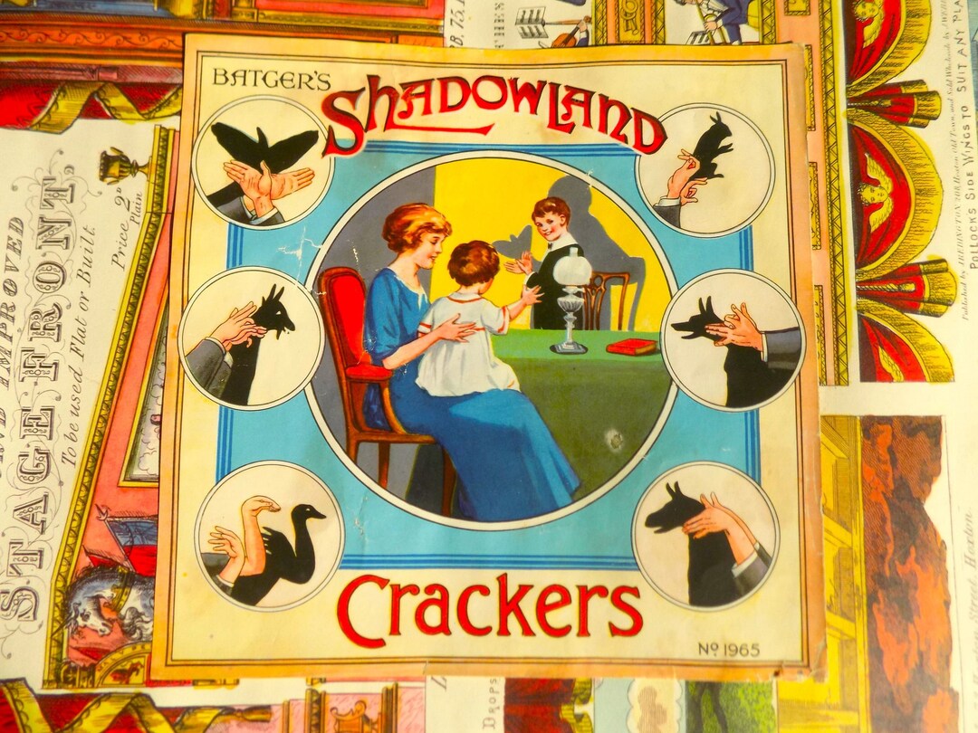 1920s Christmas Cracker Box Label - Etsy