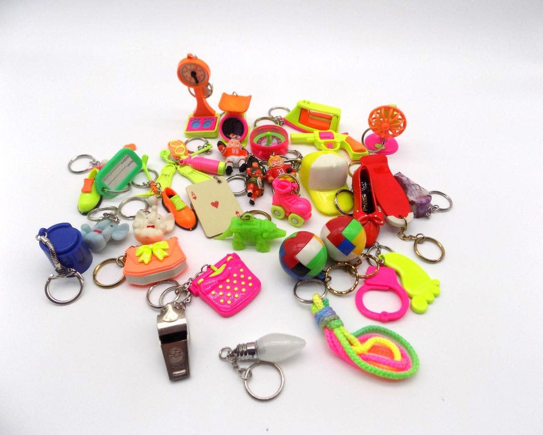 30 Quirky Keyrings - Etsy UK