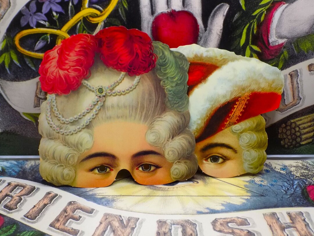 Vintage Rococo Style Party Masks - Etsy