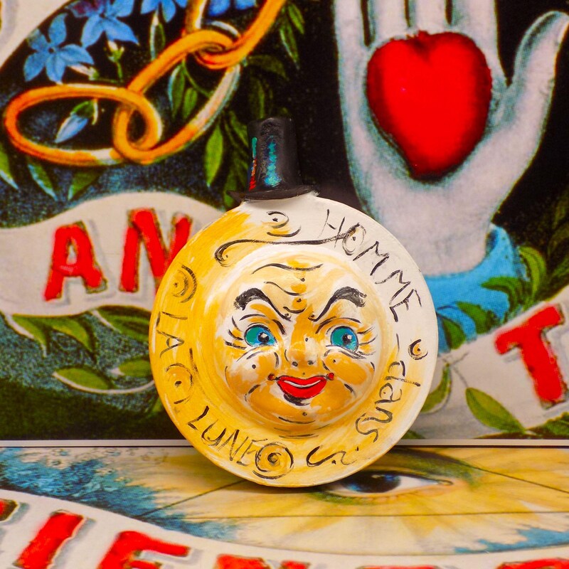 Paper Mache Moon - Etsy