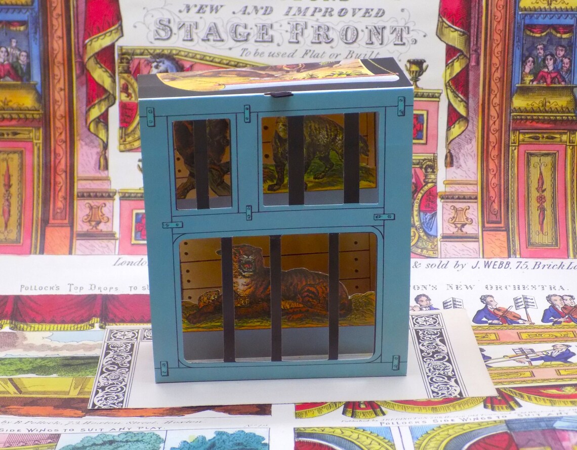 Three Victorian Style 3D Pop up Scenes - Etsy