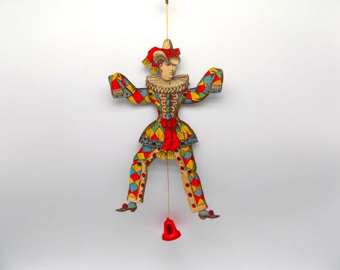 Harlequin Jumping Jack Puppet - Etsy