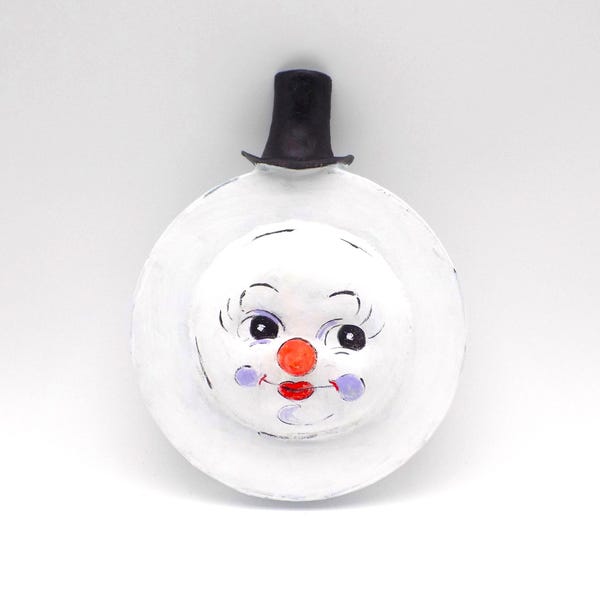 Snowman Head Tree Topper - Etsy