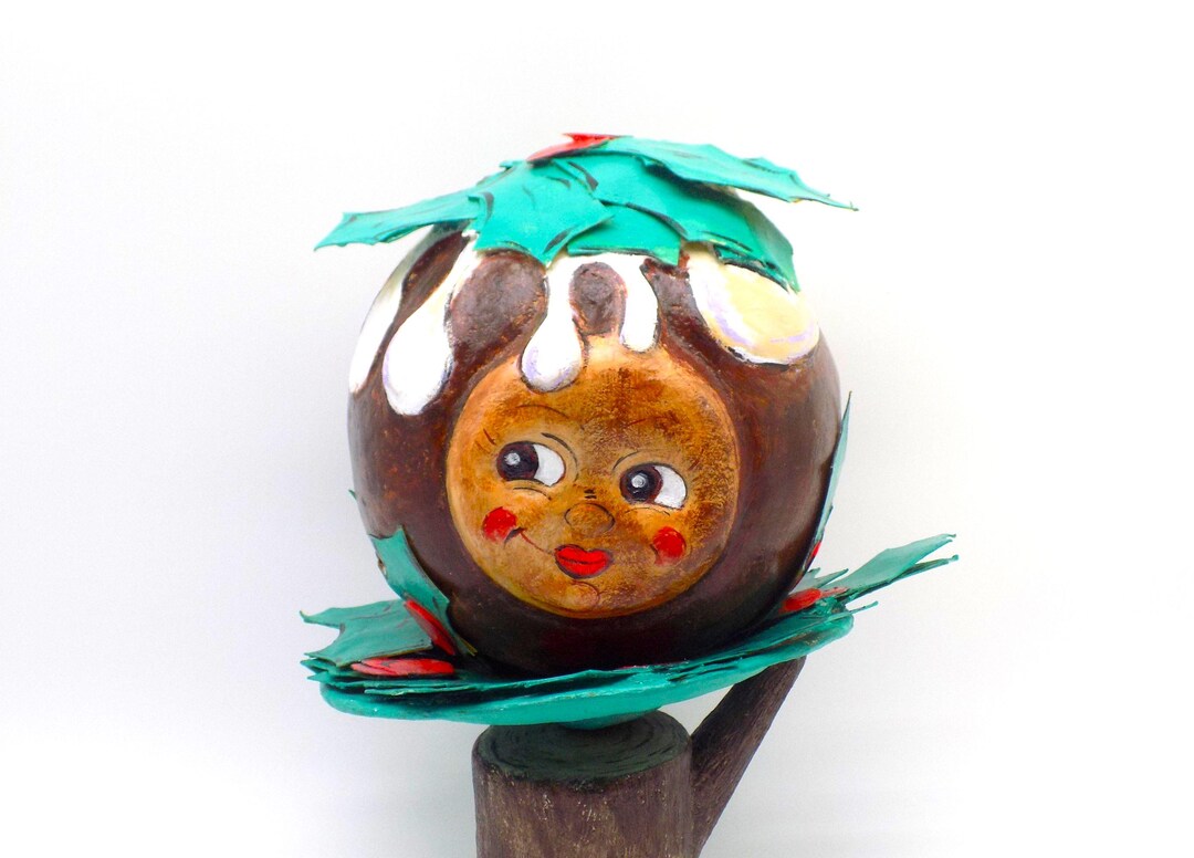 Extra Large Christmas Pudding Tree Topper - Etsy UK
