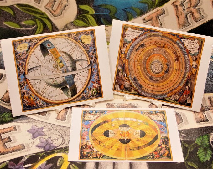 15 Andreas Cellarius's Star Atlas Postcards - Etsy