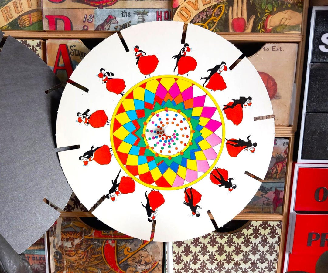 Vintage Phenakistoscope Wheel - Etsy