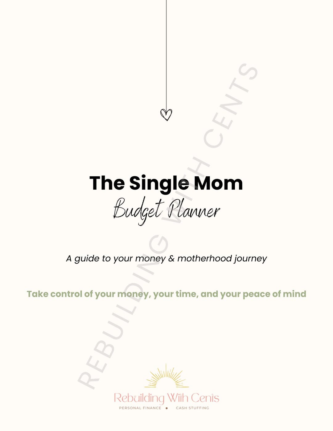 Single Mom Budget Planner | Custody & Childcare Expense Tracker ...