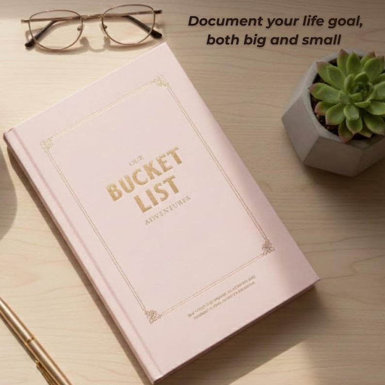 Bucket List Planner 2026 – Fun Illustrated Bucket List Journal, 100 ...